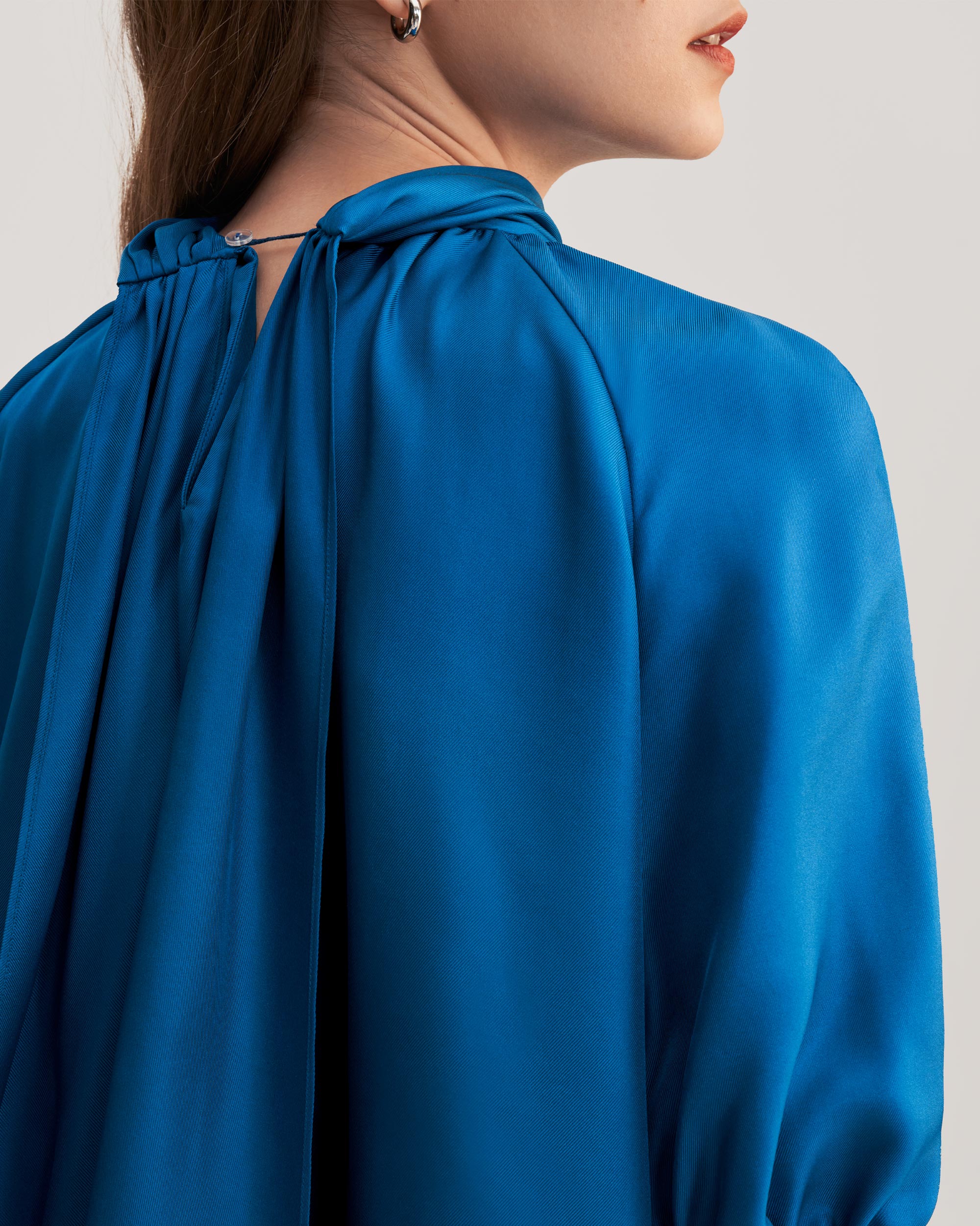 Silk Blouse Shirt Chic Sophisticated Work Appropriate 100% Silk Nature