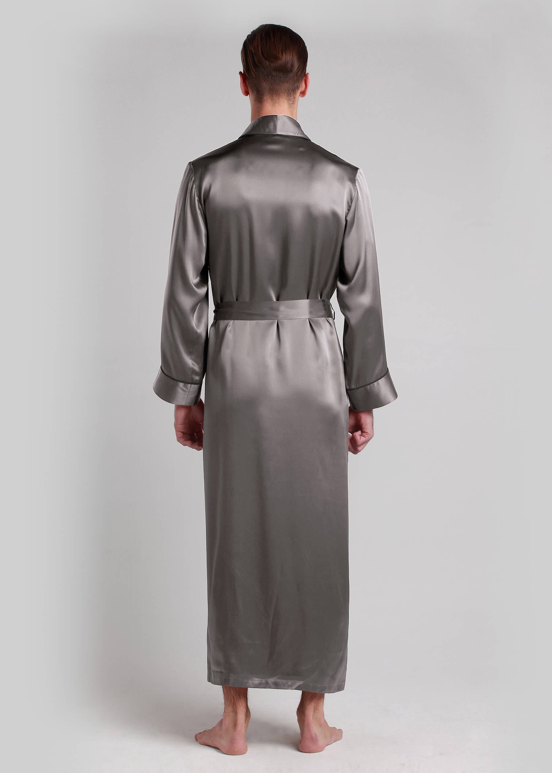 Silk Mens Robe At Affordable Price 100% Pure Mulberry Silk Comfortable